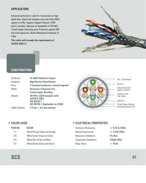 D Link Cat 6 Stp 23awg Cable 305mtr 4 Pair For Cctv And Networking Data