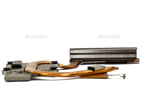 Cooling System Of Computer Processor Isolated On White Background Stock Photo By Kostiuchenko