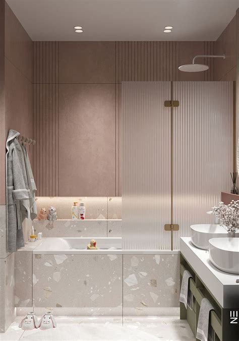 ЖК Клевер парк для Андрея и Натальи • Дизайн ванной комнаты Дизайн санузла Интерьер ванной