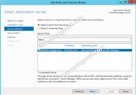 windows server 2012 failover cluster ve file server cluster