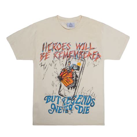 Heros Will Be Remembered Tee Juice Wrld 999 Club Mens Tshirts Club Mens Graphic Tshirt