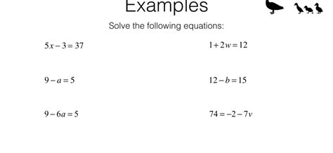 Solving Equations With One Unknown Variable Healthy Food Near Me