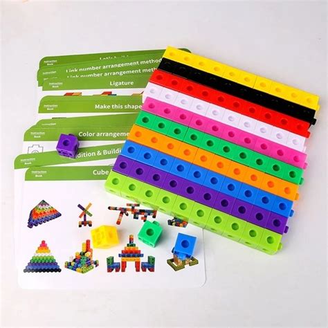 [100pcs Activity Cards] Math Linking Cubes Number Blocks Building Block Shopee Malaysia