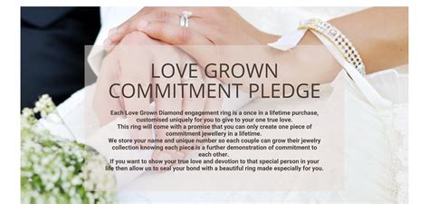 Love Grown Commitment Pledge Lovegrown Diamonds