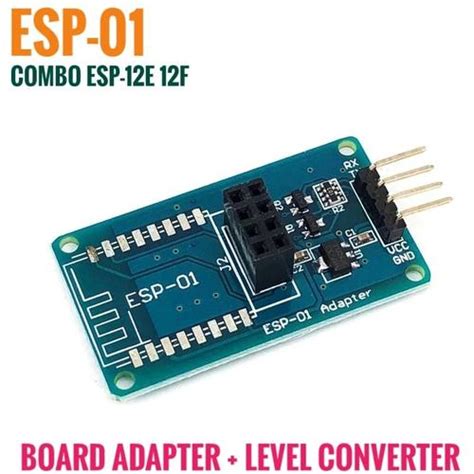 Jual Adapter Board For Esp8266 Serial Wifi Wireless Esp 01 33v 5v Arduinoo Type A Kota