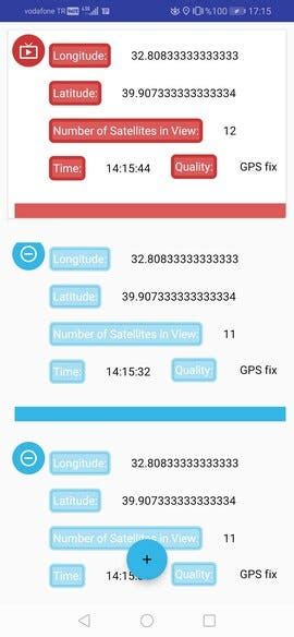 building android app how to listen nmea messages and convert them