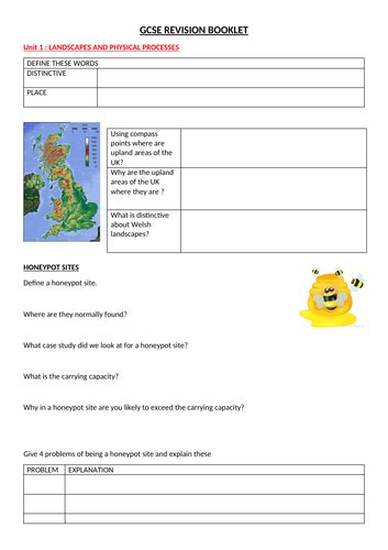 Gcse Revision Wjec Y10 Booklet Teaching Resources