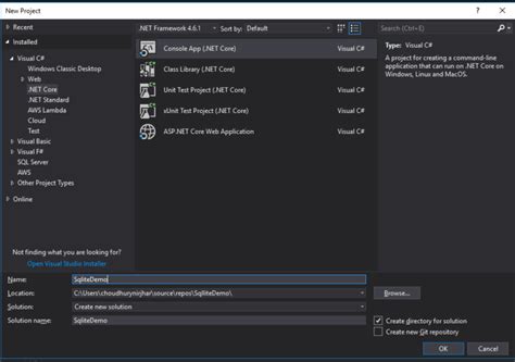 Sqlite Database And Net Core Application A Unit Test Usecase