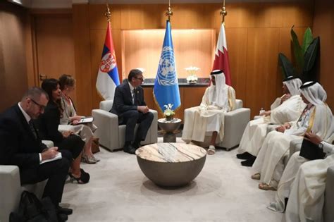 Ер Србија храна и енергија на овие теми раговарале Вучиќ и Тамим бин Хамад Ал Тани емирот на