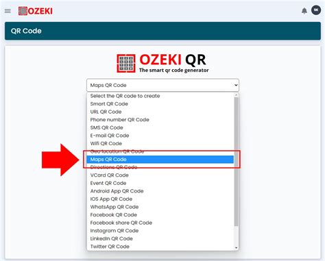 how to generate maps qr code