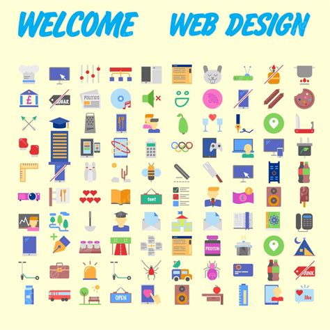 Flat Icon Pack For Web And Mobile Design Vector Computer Pictogram Flat Png And Vector With