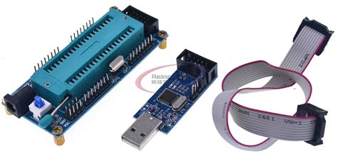 Usb Isp Usbasp Programmer 10 Pin Cable Atmega32 Atmega16 Minimum System