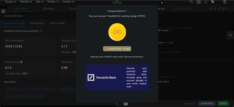 Aryan Raghav On Linkedin Geekstreak2024 Deutschebank