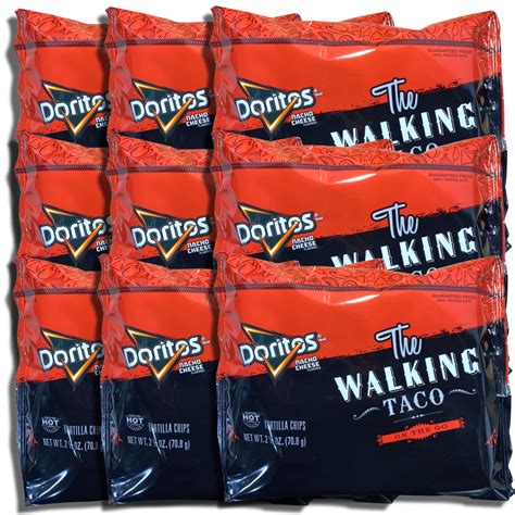 Doritos Nacho Cheese Chips The Walking Taco Snack Kits Crunchy