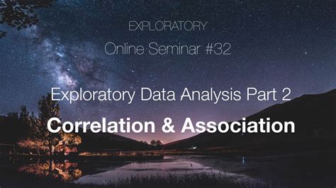 Exploratory Data Analysis Part 2 Correlation And Association Speaker Deck