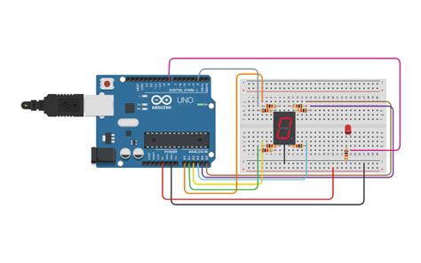 circuit design práctica 7 tinkercad
