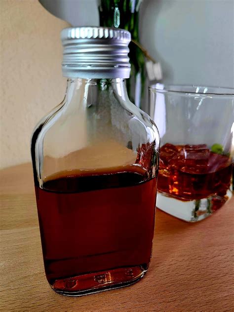 20 X Flask Glass Bottles 100 Ml 01l And Metal Screw Caps Twist On