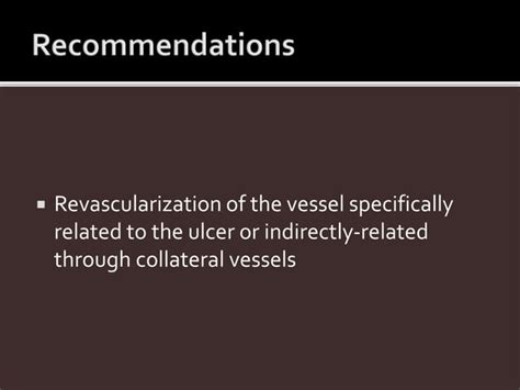 Angiosome Concept Of Revascularization Pptx