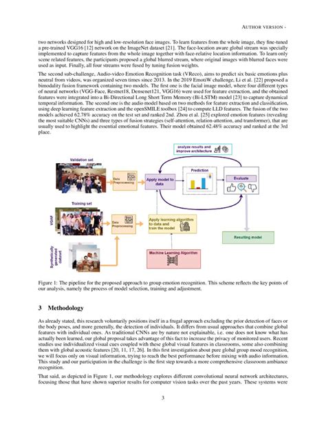 group level emotion recognition using a unimodal privacy safe non