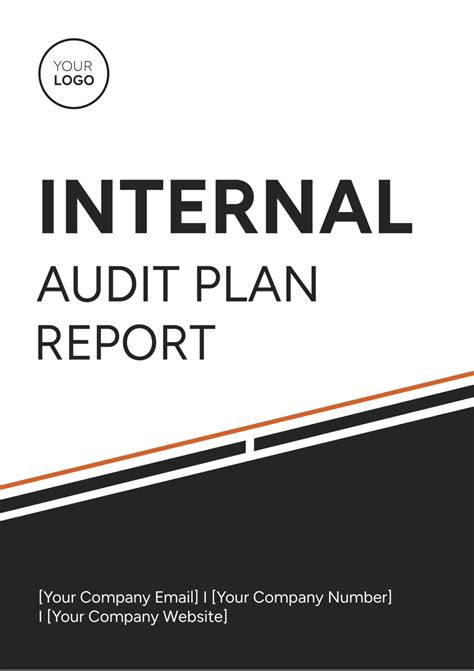 Free Internal Audit Plan Report Template To Edit Online