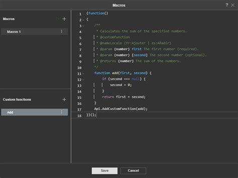 Adding Custom Functions Onlyoffice
