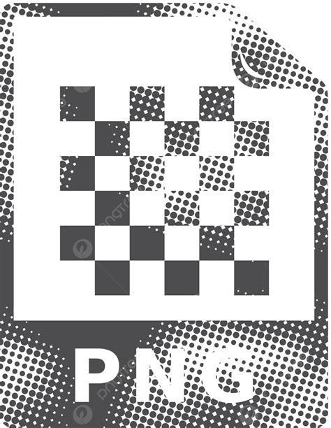 Halftone Icon Image Picture File Format Halftone Paper Monochrome