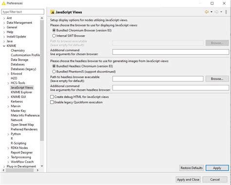 Js View Bar Chart White Screen Could Not Initialize Chrome Driver Knime Analytics Platform