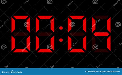 Motion Graphics Animation Countdown Timer 10 Seconds Stock Video Video Of Electronic Simple