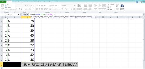 how to use sumifs excel formula function examples and writing steps