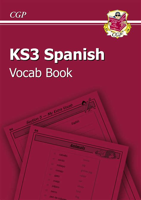 KS3 Spanish Interactive Vocab Tester Book CGP Books