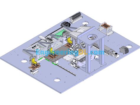 Automatic Defect Detection Machine Cell Phone Cover Glass Appearance Inspection Solidworks