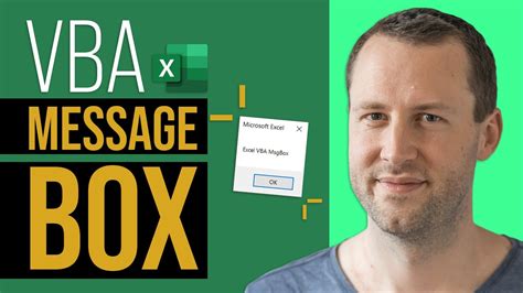 excel makro einfache messagebox erstellen youtube