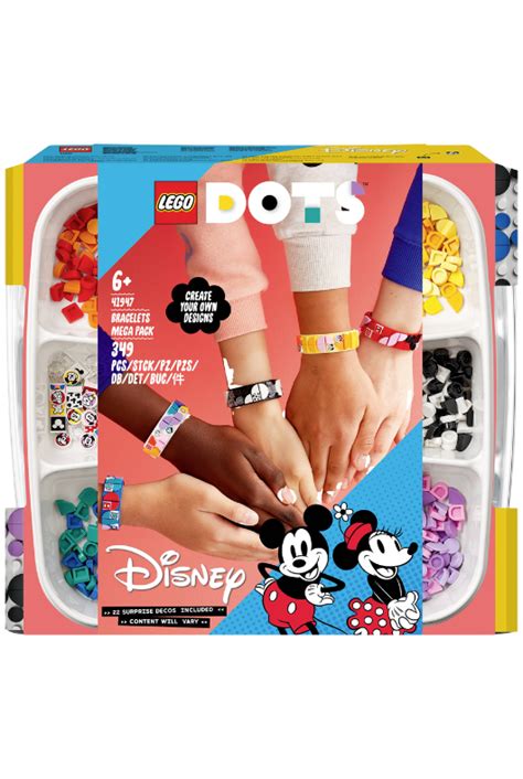 Lego Dots ასაწყობი კონსტრუქტორი მიკი მაუსის სამაჯურები