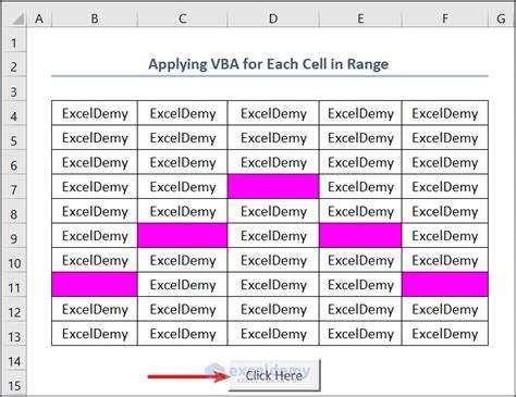 How To Use Vba For Each Cell In A Range In Excel Methods