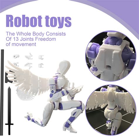 Best T Stick Bots T13 3d Printed Action Figures Mobile Doll Set Titan Robot Mobile Doll