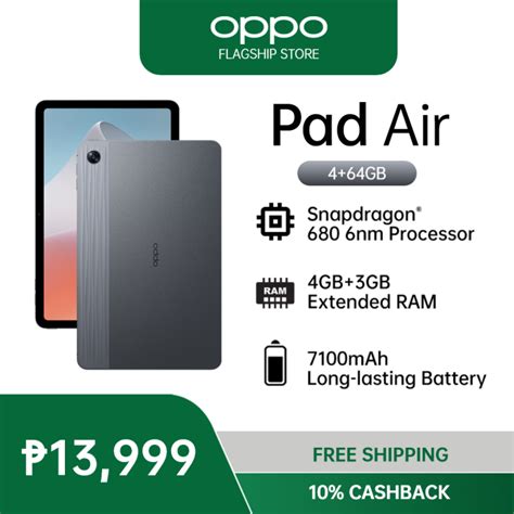 Oppo Pad Air Tablet 12 Inch 16gb512gb Gaming Tablet Original Big Sale