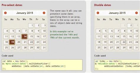 Best Free Calendar Datepicker Jquery Plugins