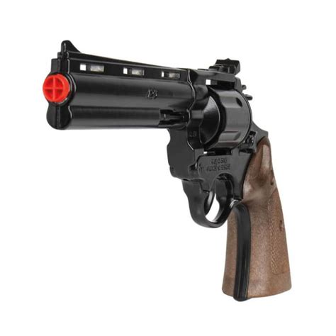 Gonher Toys Colt Python Style Cap Gun Revolver Black Vintage