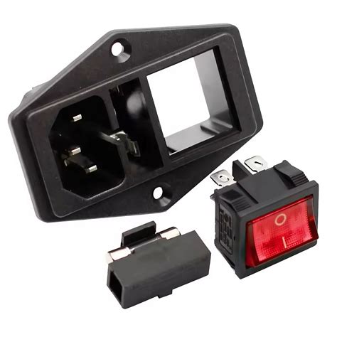 Electrical Switches Socket IEC C Fuse Outlet A
