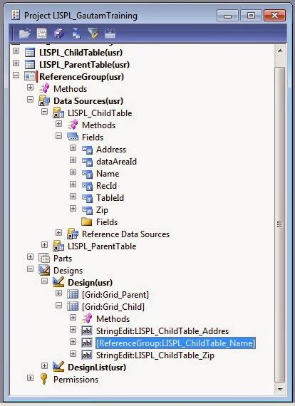 Ax D365fo How To Use Reference Group In A Form In Ax 2012 Ax