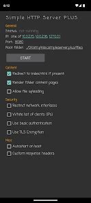 Simple Server Apps On Google Play