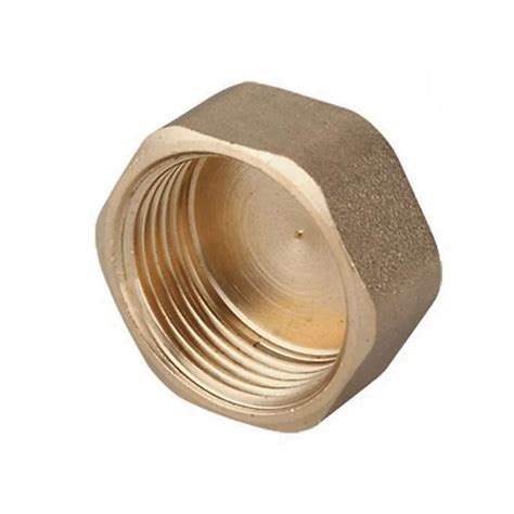 1 Inch Thread Brass Pipe Screw Hex Female Blanking Plug Tube End Cap