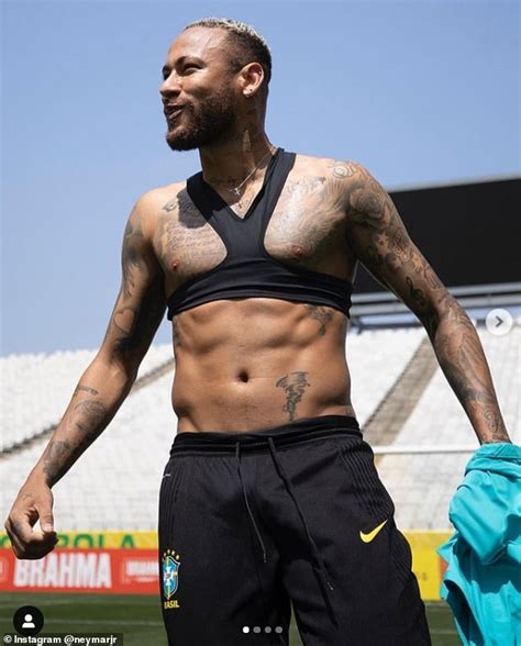 Neymar Shows Off His Ripped Physique In Instagram Post From Brazil
