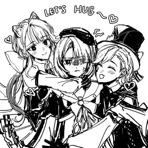 Koki On X Anime Crossover Character Art Sketches