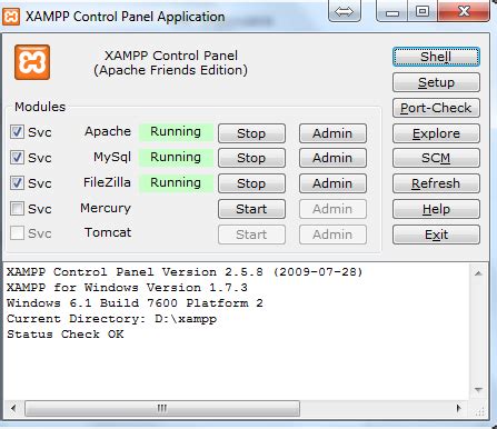 How To Make Xampp Apache MySQL PHP Perl Can Run From Different