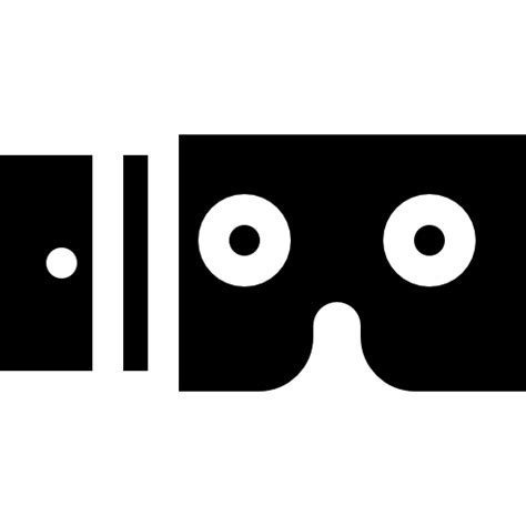 Virtual Reality Glasses Basic Straight Filled Icon