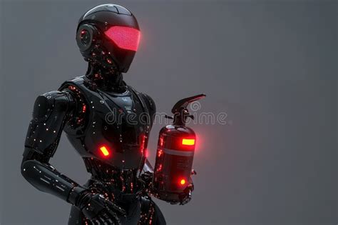 Innovative Robotic Firefighter Equipped With A Cutting Edge