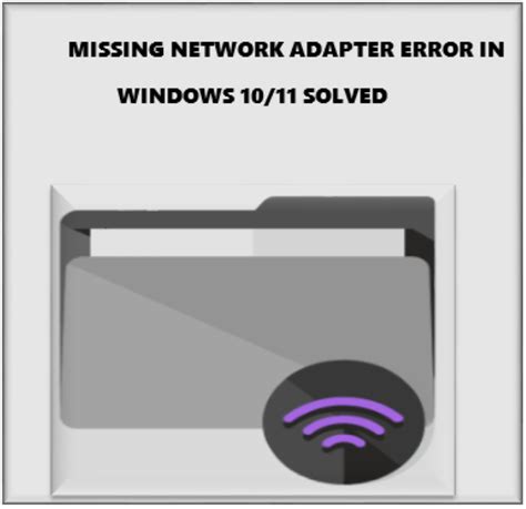Network Adapter Missing In Control Panel At George Maple Blog