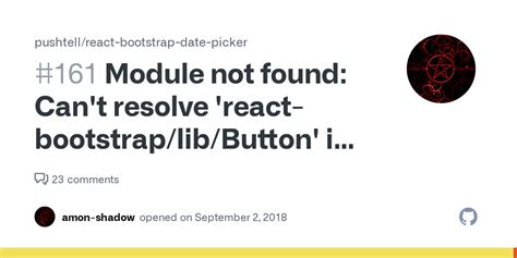 Module Not Found Cant Resolve React Bootstraplibbutton In Var