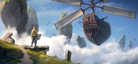 Fallout 4 Prydwen Concept Art By Ray Lederer R Imaginaryairships